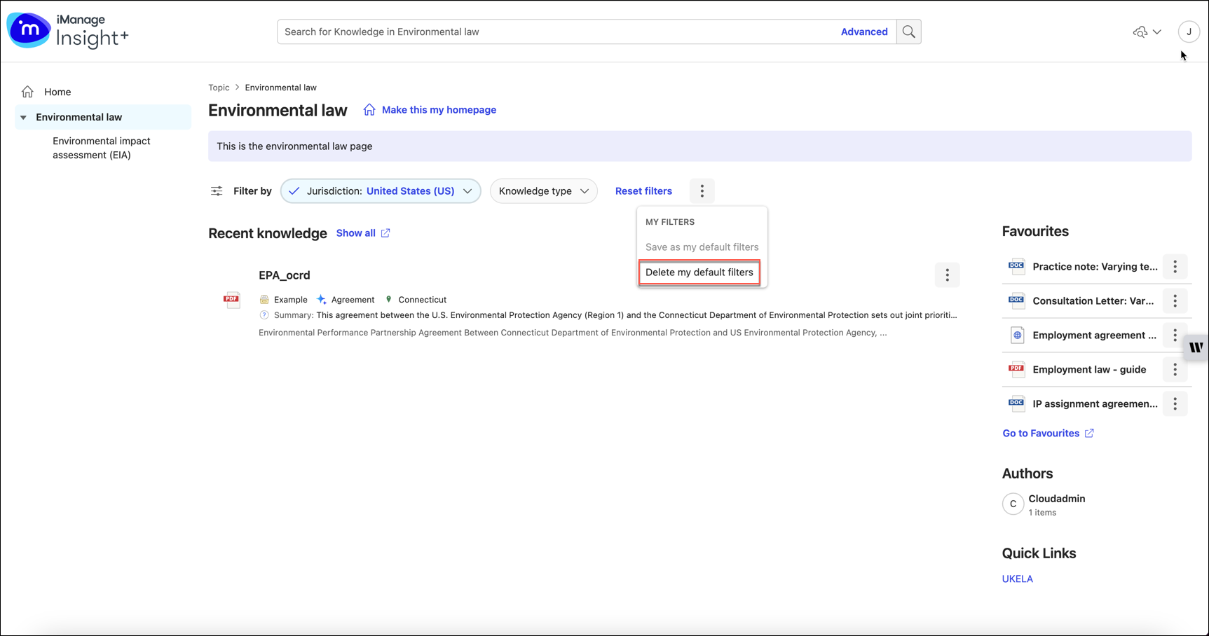 Navigating admin default filters and user profiles for Landing and Sub ...