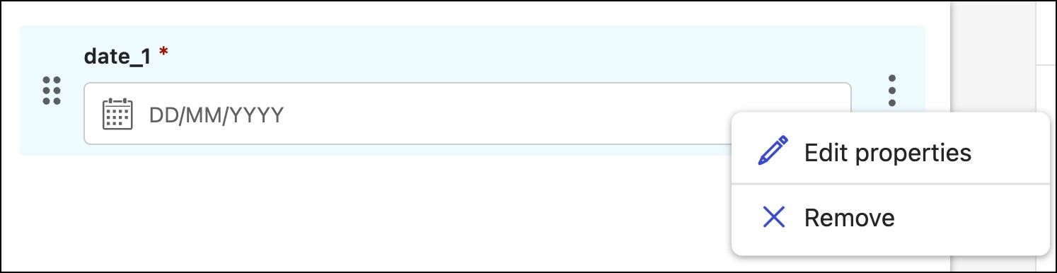 Editing Field Settings