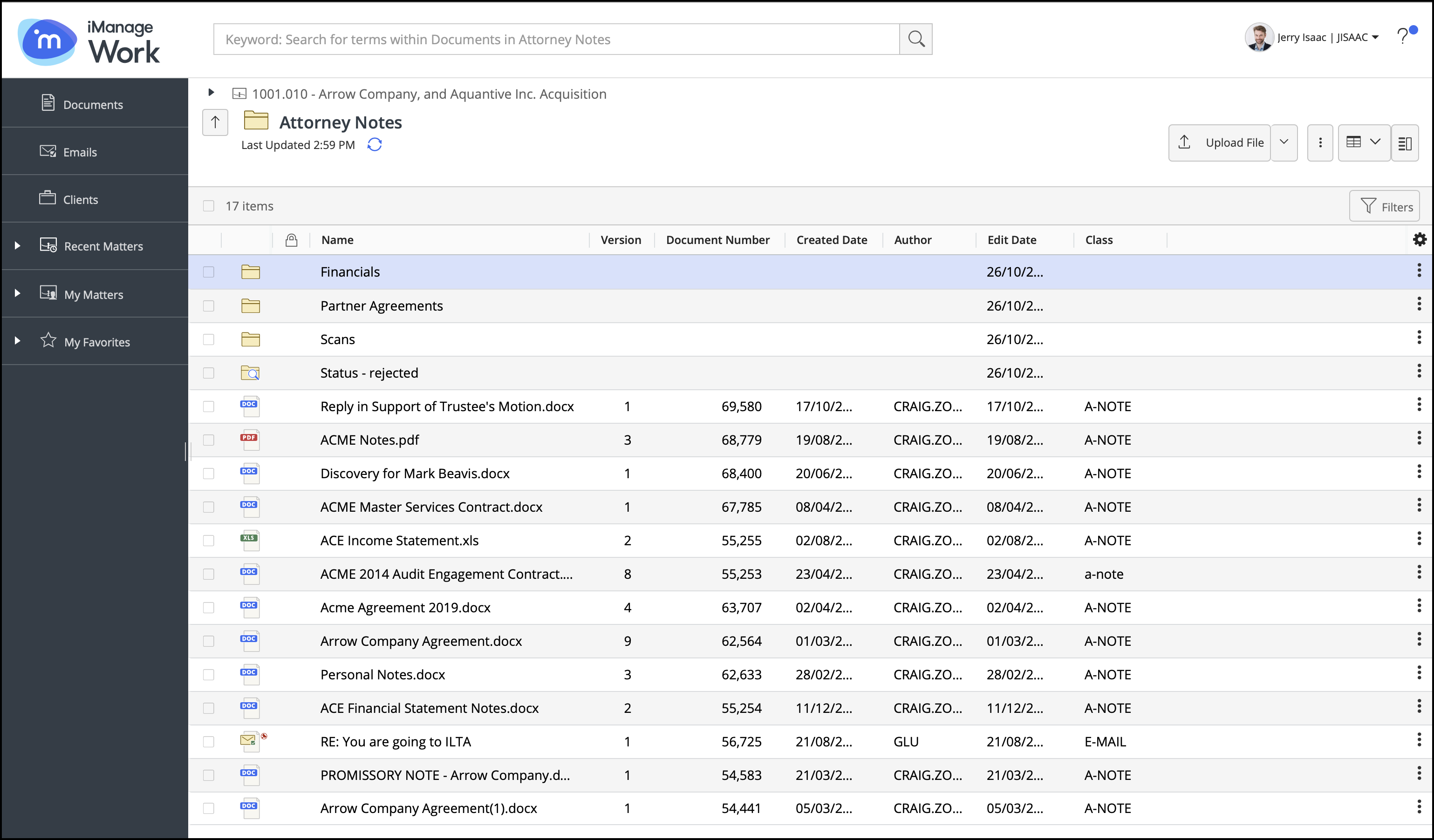 Accessing iManage files using your mapped folder