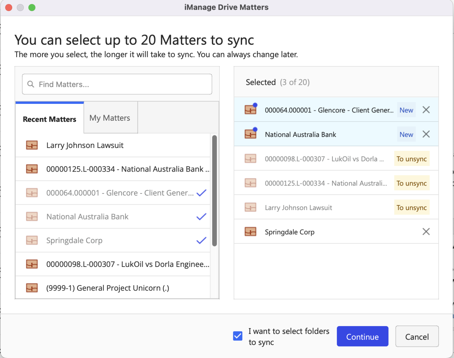 What's new in iManage Drive for Mac – Docs - iManage